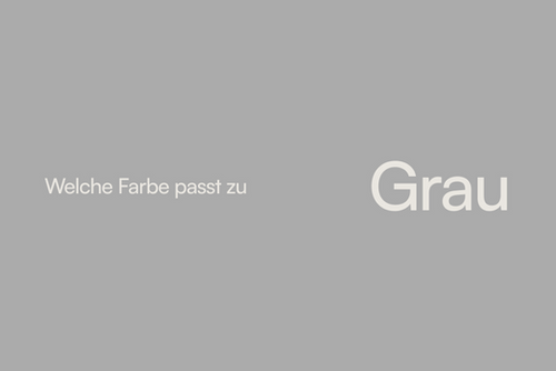 Welche Farbe passt zu Grau? Entdecke Kombinationen & Wirkungen.